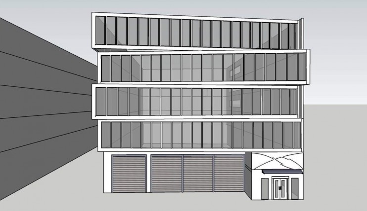 5 storey Office warehouse building newly renovated bare along Pascor ...