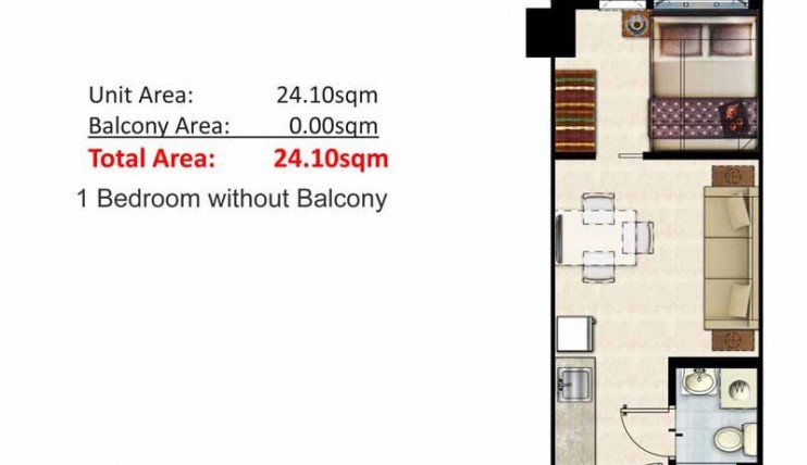 AIR RESIDENCES at Makati City - 1 Bedroom